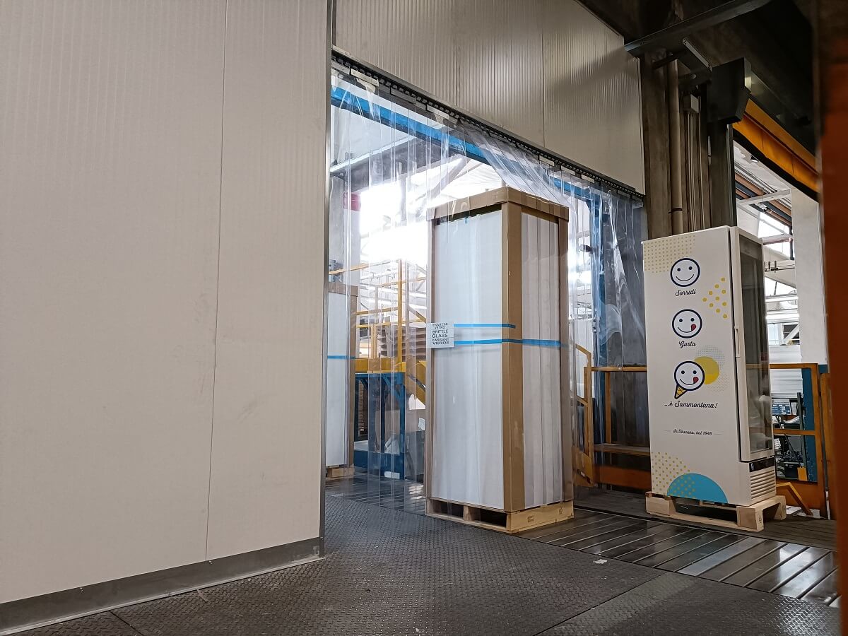Porta a strisce in PVC per linee di trasferimento industriali - GLG Doors